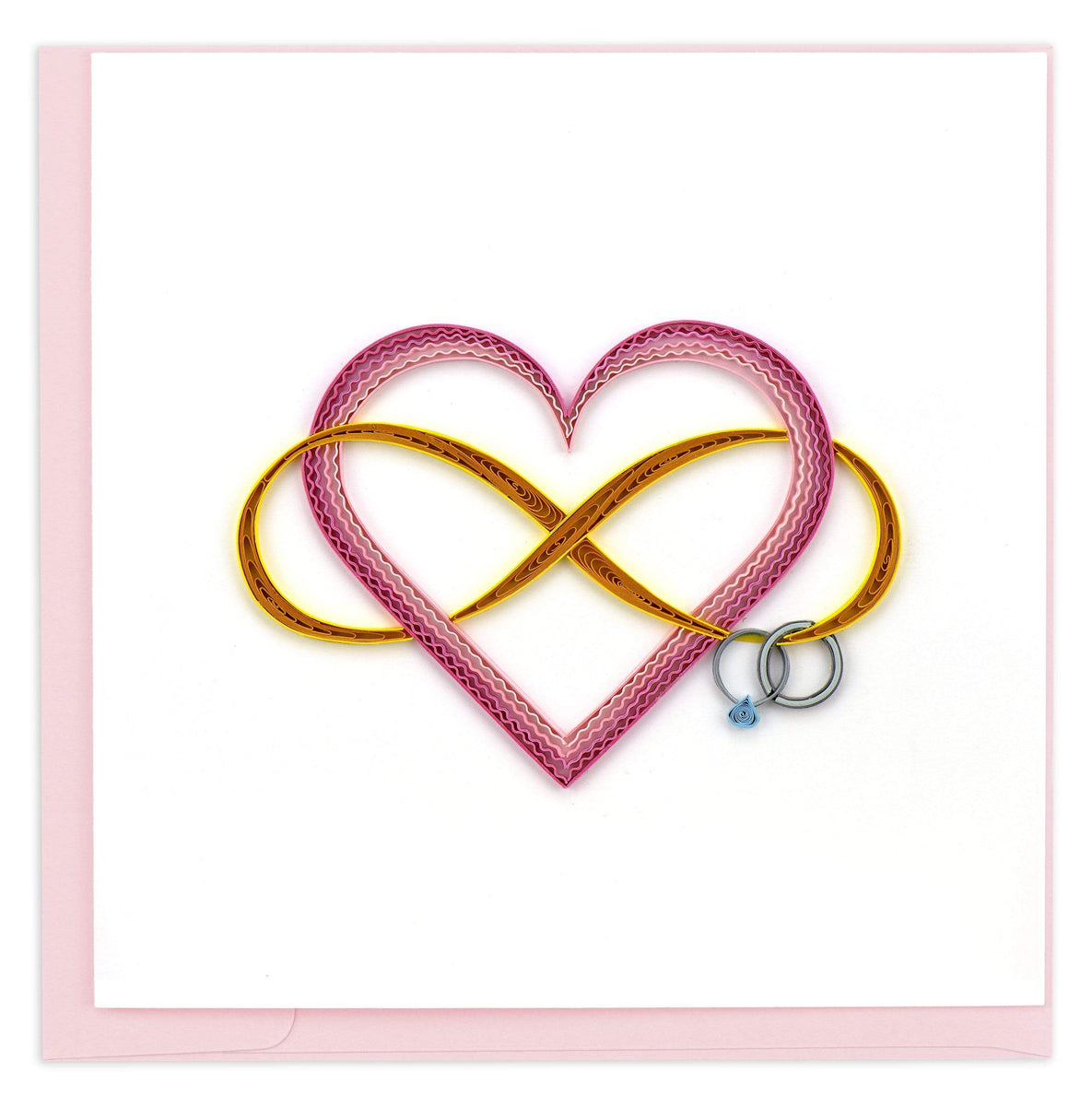 Handcrafted Infinite Love Greeting Card | Quilling Card¨ – Quilling ...